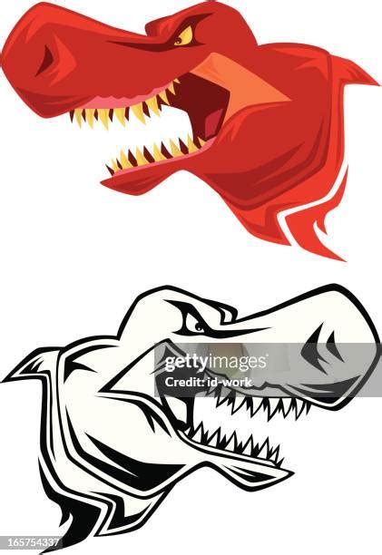 4678 Dinosaur Head Vector High Res Illustrations Getty Images