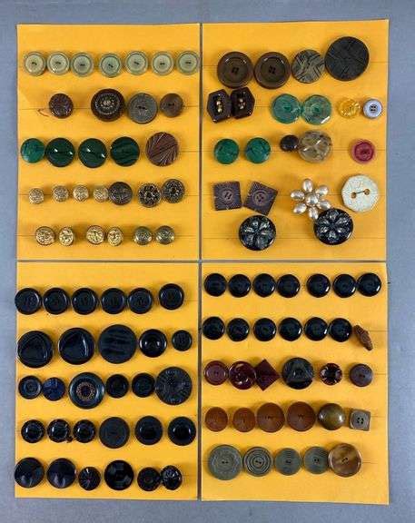Group Of 50 Assorted Buttons Matthew Bullock Auctioneers