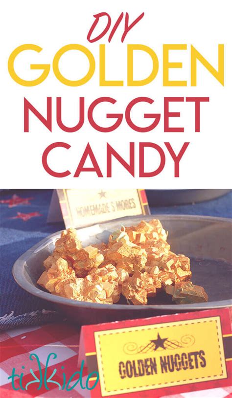 Tutorial How To Make Edible Golden Nuggets Candy