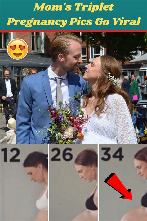 Mom S Pregnant With Triplets Her Week By Week Progression Photos Are