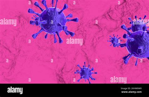 3d Animation Of Absorption Process Of Viruses By Immune Cell In The