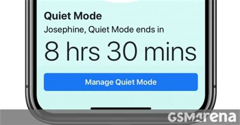 Facebook Adds Quiet Mode So You Can Take A Break From Notifications Gsmarena News