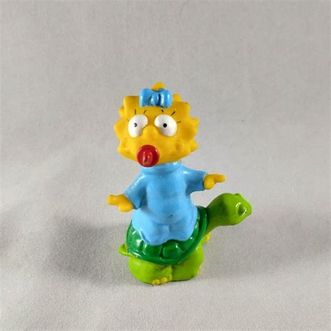 Maggie Simpson Turtle Burger King The Simpson Go Camping Toy Etsy