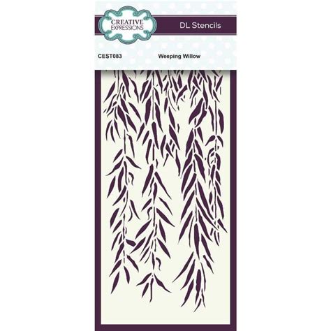 Weeping Willow Dl Stencils For Paper Crafting Creative Expressions