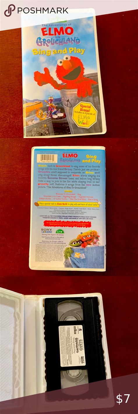 Elmo Vhs Elmo Sings Elmo Vhs