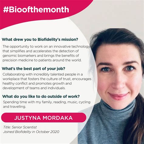 Biofidelity On Linkedin Bioofthemonth