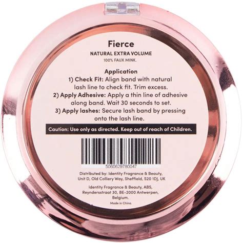 Oh My Lash Faux Mink Strip Lashes Fierce Plastic Re Useable Case