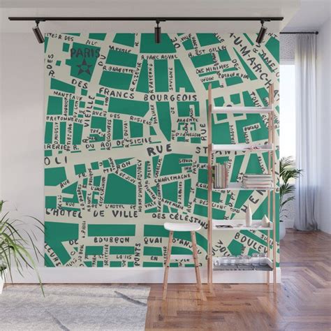 City Map Wall Mural At Abby Martin Blog