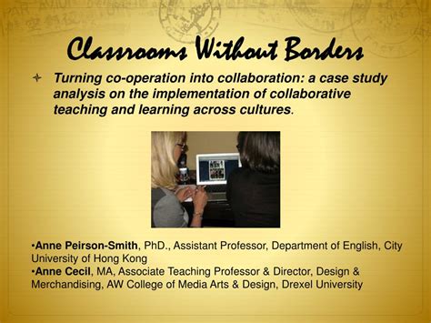 Ppt Classrooms Without Borders Powerpoint Presentation Free Download Id1684625