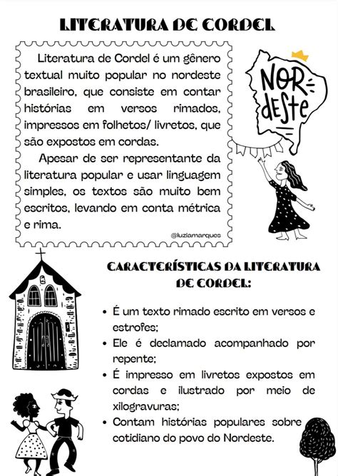 Literatura De Cordel Infantil Para Imprimir Educador Blog