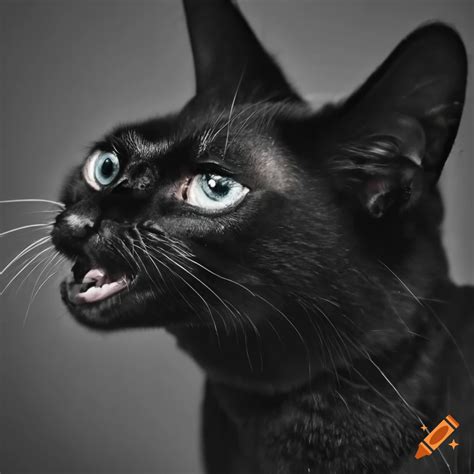 Black Cat Hiss