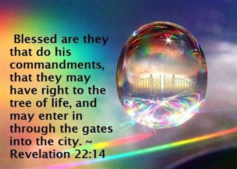 Revelation 22 14 Kjv Blessed Are They That Do His Commandments