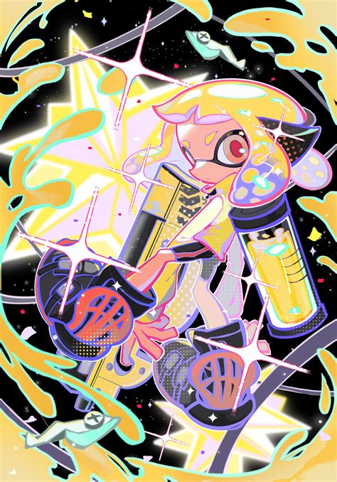 Inkling Player Character Inkling Girl And Agent 4 Splatoon And 1