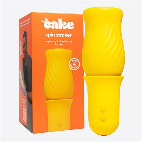Spin Stroker Rotating Penis Massager Hello Cake
