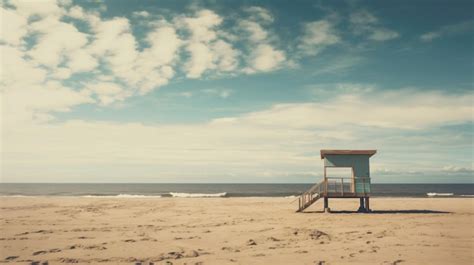 Premium Ai Image Empty Beach