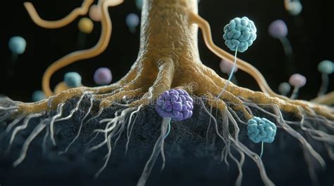 The Soil Microbiome Is Illustrated In High Resolution Featuring A
