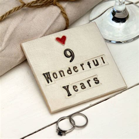9th Wedding Anniversary Willow Pottery And Leather T Ideas