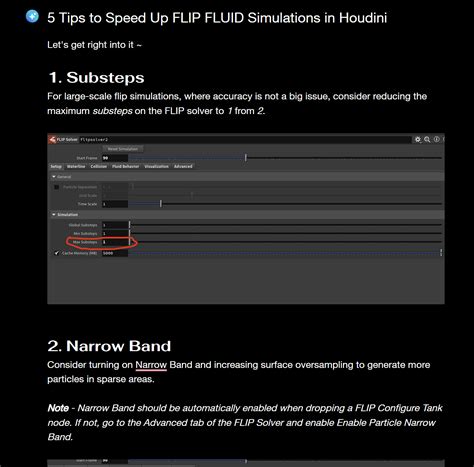 5 Tips To Speed Up Flip Fluid Simulations In Houdini 20