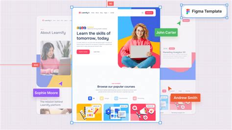 Learnify X Elearning Figma Template Free Figma Resource Figma