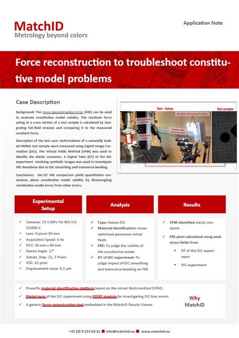 Force Reconstruction To Troubleshoot Constitu Tive Model Problems Applications Matchid
