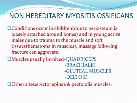 Myositis Ossificans Pptx