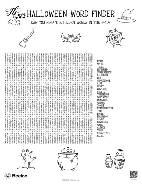 Halloween Themed Word Searches • Beeloo Printable Crafts And Activities