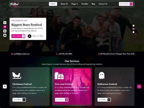 Cultural Festival Wordpress Theme Versatile And Captivating