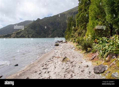 Landscapes And Views And Nature Of The Azores Sao Miguel Ponta Delgada Mosteiros Sete Cidades