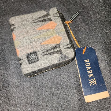 Roark Pendleton Grey New Wallet Depop