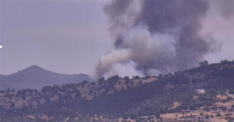 Crews Stop Forward Progress Of Gann Fire Near Valley Springs Cbs