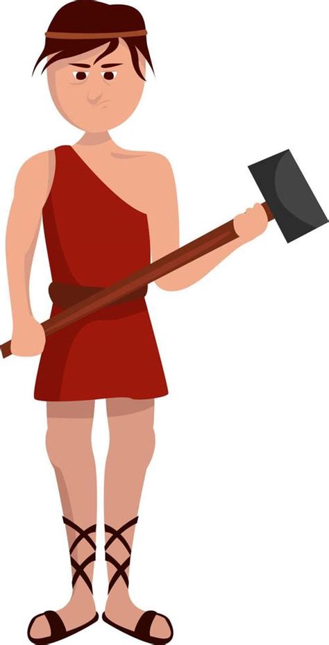 Hephaestus Illustration Vector On White Background 13781193 Vector