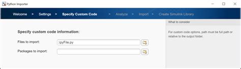Integrate Python Functions Specified Within Classes Using Python Importer Matlab And Simulink