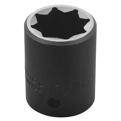 Klein Tools 2in 1 Impact Socket 6 Point 34 And 916in Socket