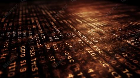 Binary Code And Text Characters Form A Futuristic 3d Technology