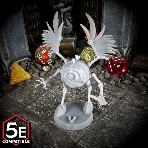 Modron Monodrone Fantasy Ttrpg Miniatures Moon Star Board Games