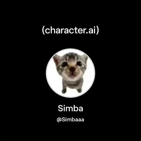 Simba Simbaaa Characterai Personalized Ai For Every Moment Of