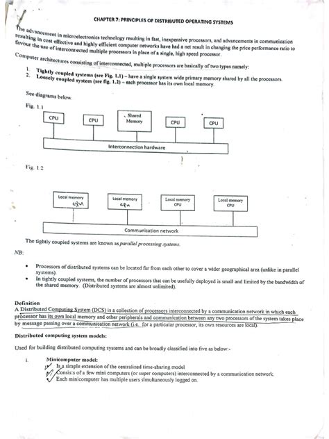 Distributed System Notes Pdf