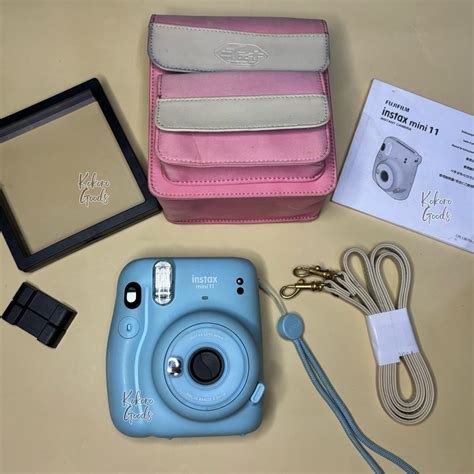 Instax Mini 11 Camera Sky Blue Photography Cameras On Carousell
