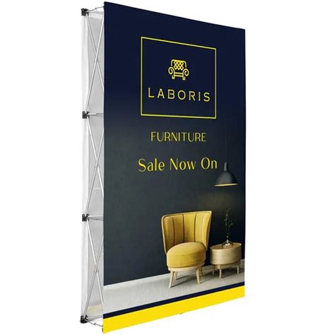 Legend Double Sided Straight Banner Wall 152m X 225m Three6ixty