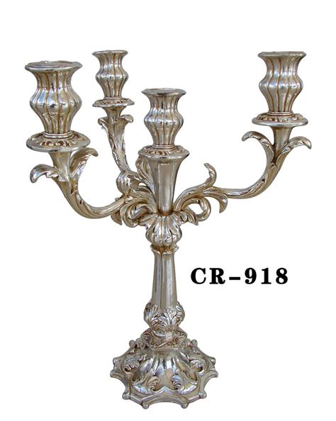 【楽天市場】～1120まで最大30％お値引！お問い合わせください~~装飾品・装飾像・輸入家具キャンドル台 Sl Cr 918日本人スタッフが