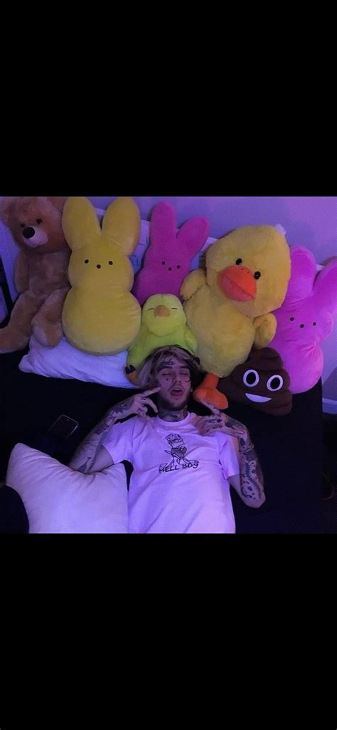 Lil Peep🐣🖤🍃 Hello Kitty Lil Peep Live Forever Teddy