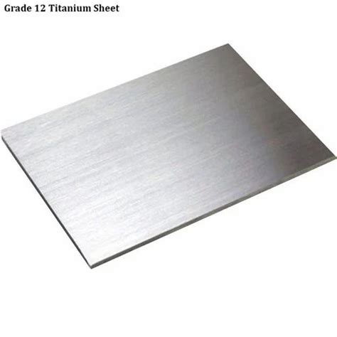 Grade 12 Titanium Sheet Thickness 5 Mm At ₹ 450 Kg In New Delhi Id 2855623085933