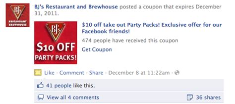Facebook Begins Testing Coupons In Ads And Page Posts