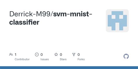 Github Derrick M99svm Mnist Classifier