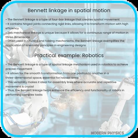 Bennett Linkage Kinematic Analysis Spatial Motion And Design