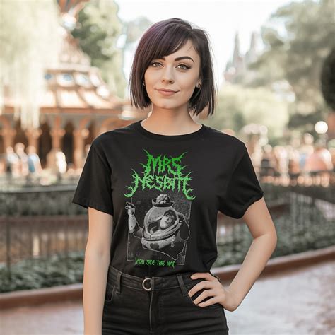 Mrs Nesbitt Metal Shirt Disney Goth Punk Tee Deathmetal Halloween