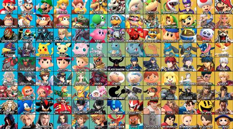 Character Selection Screen Super Smash Bros Nexus Wiki Fandom