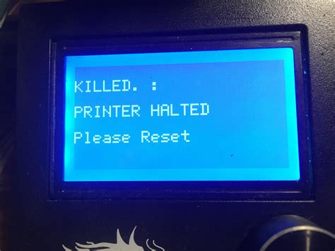 my printer got this error randomly while printing and had worse quality than usual r ender3pro