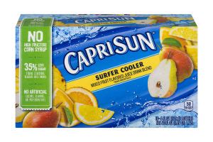 Capri Sun Flavored Juice Drink Surfer Cooler 10 Ct Capri Sun