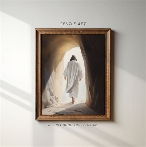 Jesus Christ Resurrected Easter Lds Jesus Christ Leaving The Tomb He